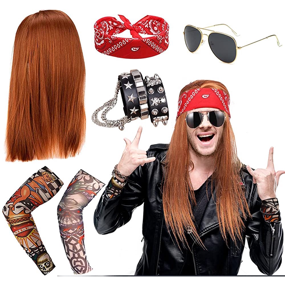 Rock Star Costume 80s Heavy Metal Nightclub Costume Rock Fantasy ...
