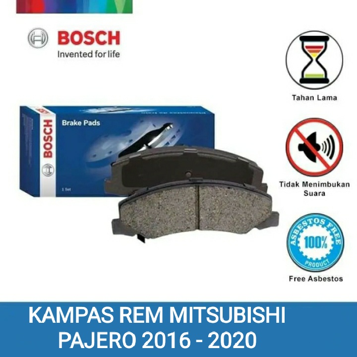 DISC BRAKE PADS BOSCH MITSUBISHI PAJERO 2016-2020 BRAKE PADS | Shopee ...
