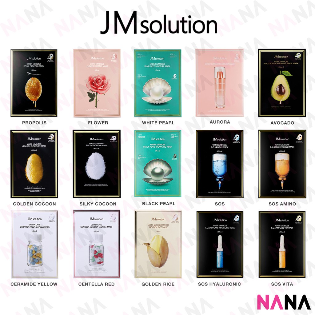 JM Solution Facial Hydrating Sheet Mask (Honey Propolis / Silky Cocoon ...