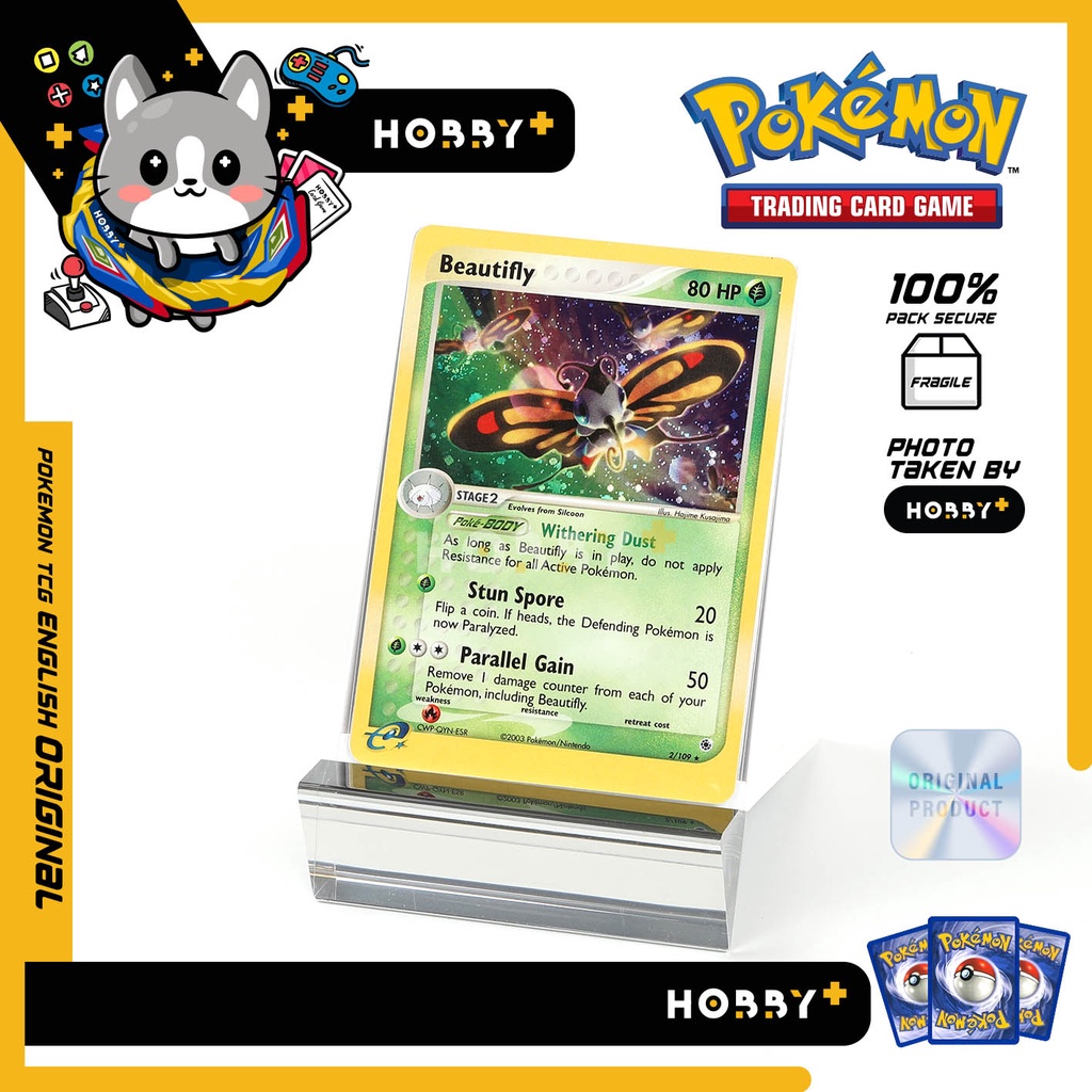 Pokemon TCG / PTCG Beautifly - 2/109 - Holo English Trading Cards Hobby ...