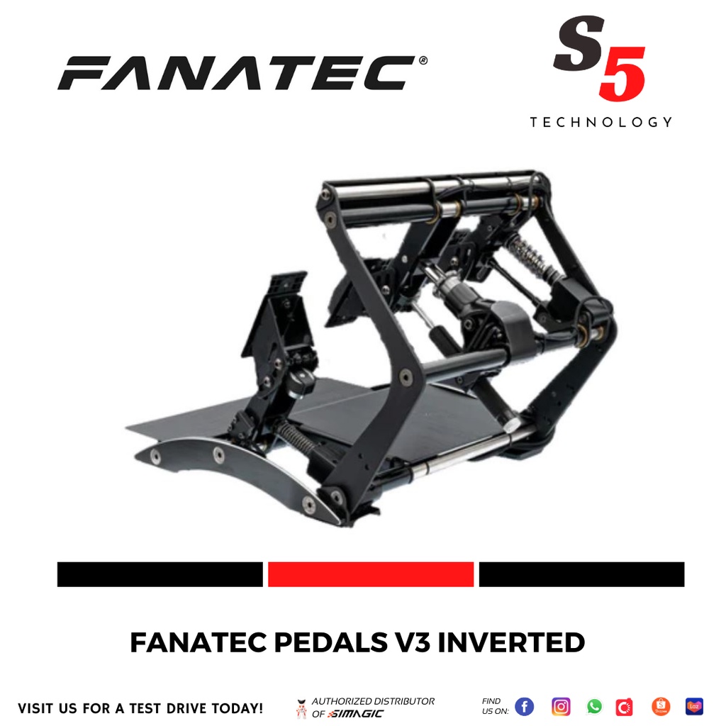 FANATEC CLUBSPORT PEDALS V3 INVERTED | Shopee Singapore