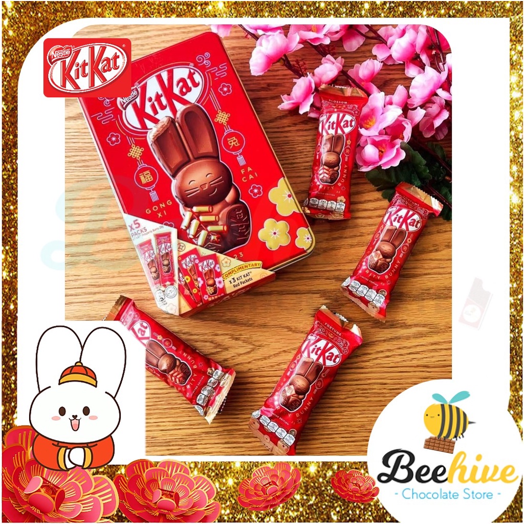 Nestle Kit Kat Prosperity Bunny CNY Year of the Rabbit Chocolate Wafer ...