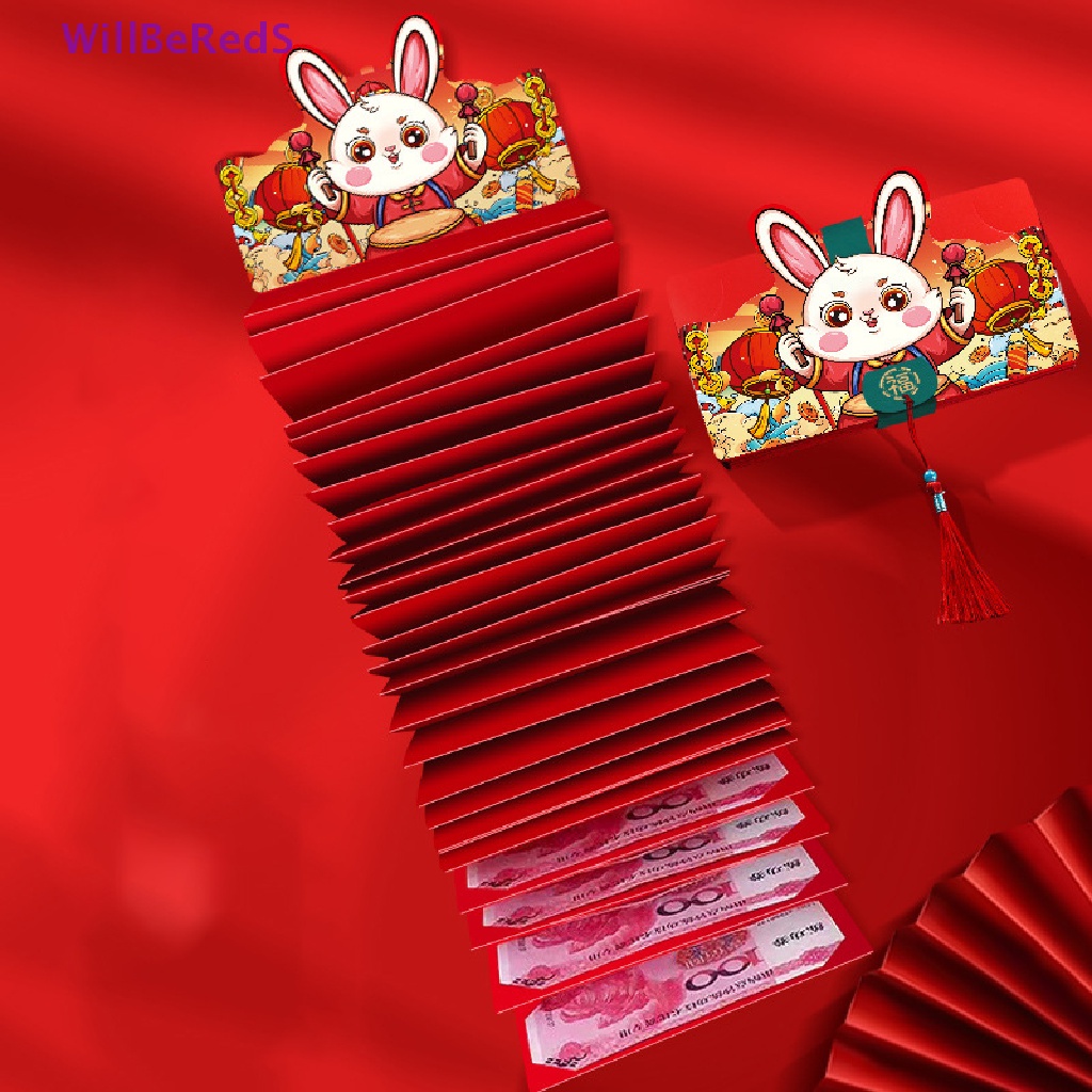 [willbereds] 2023 New Year Red Envelope Kawaii Rabbit Chinese Spring