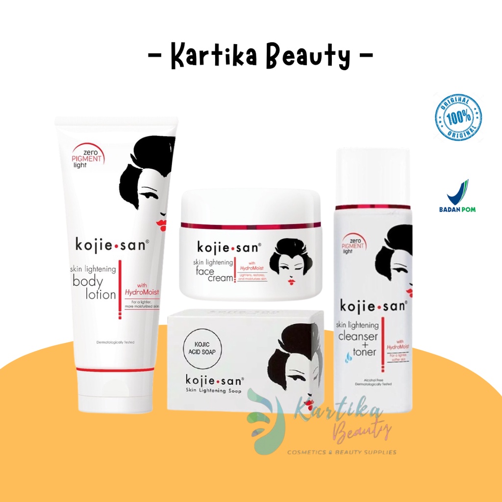 Kojie SAN SKIN LIGHTENING BODY AND FACE Package Contains 4 KOJISAN ...