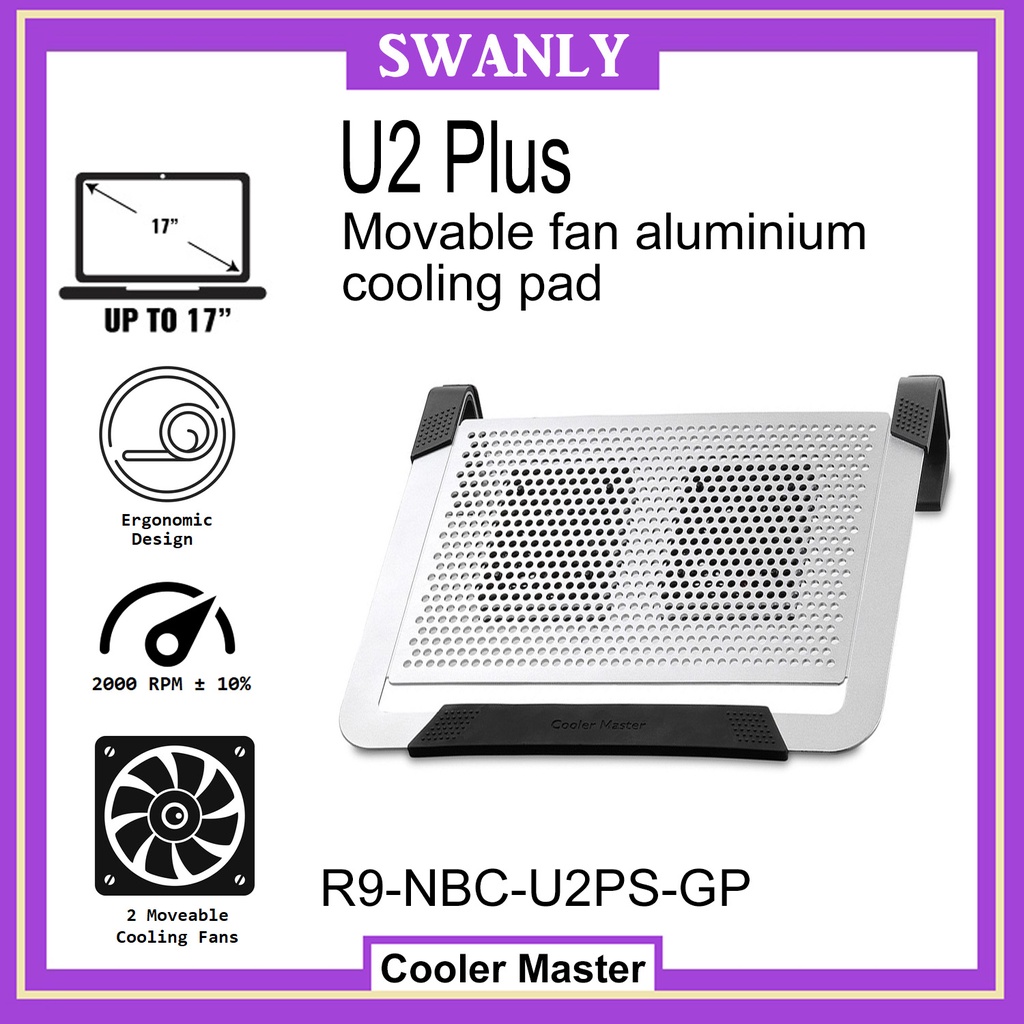 Cooler Master Notepal U2 Plus Cooling Pad | Shopee Singapore