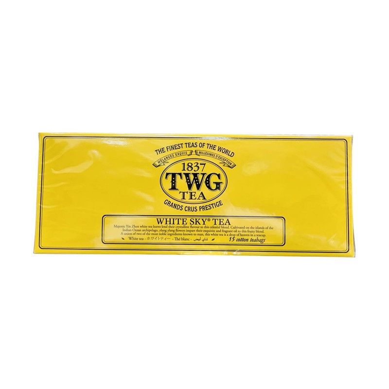 TWG TEABAGS - White Sky (Signature Majestic Yin Zhen White Tea) - GIFT ...
