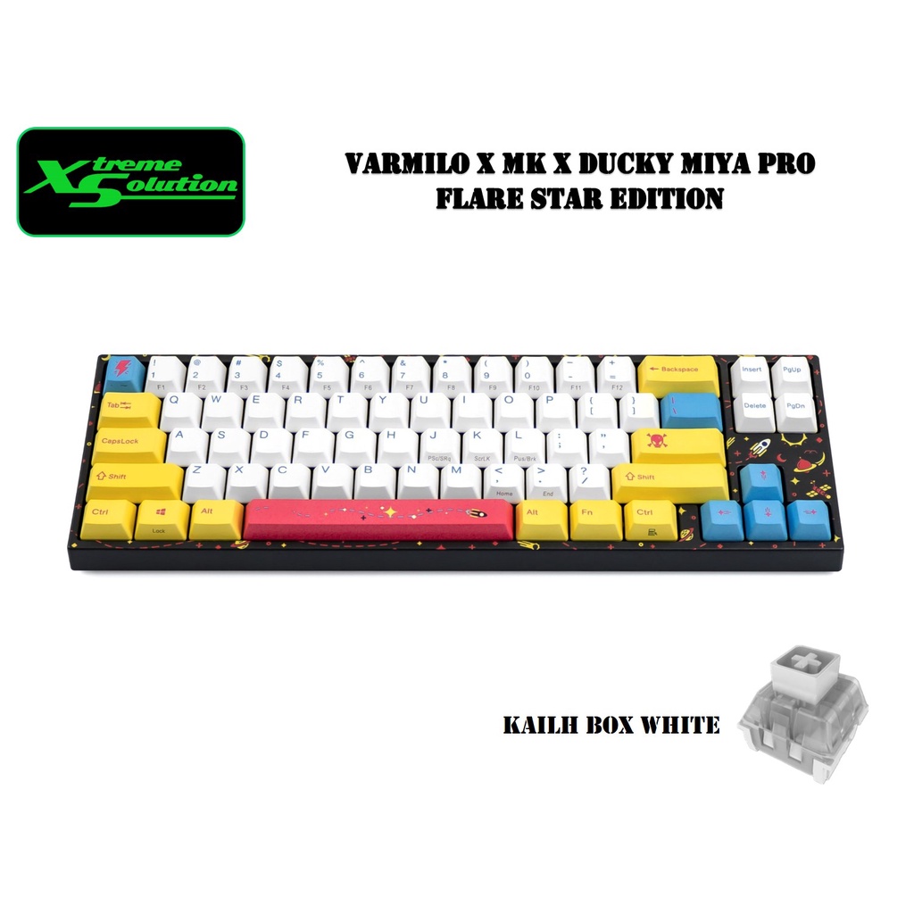 Ducky X Varmilo X MK Limited Edition Miya Pro Flare Star - Wireless ...
