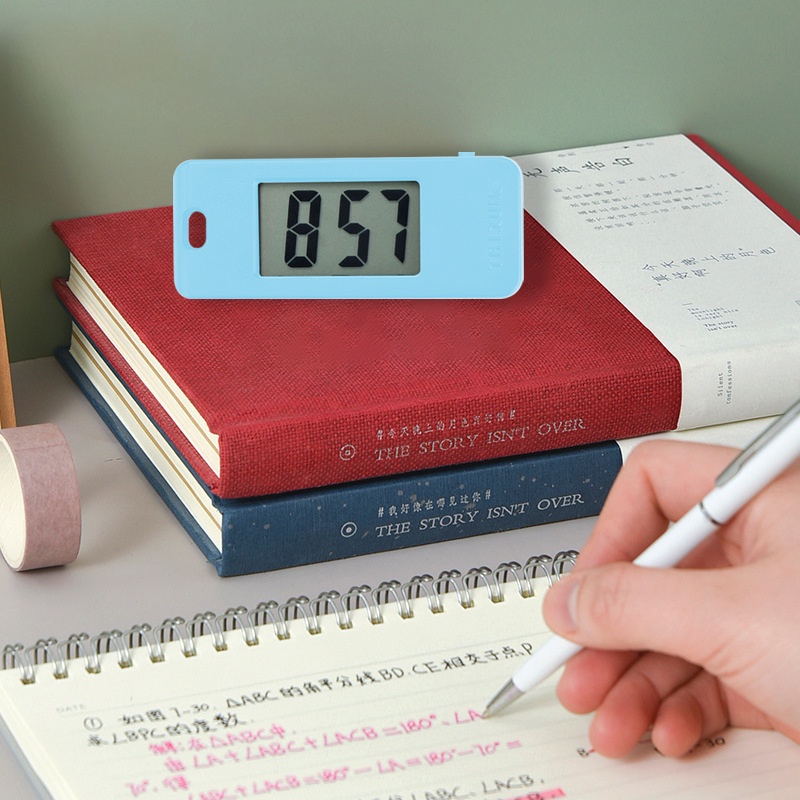 Silent ABS Digital Electronic Clock Student Exam Study Library LCD ...