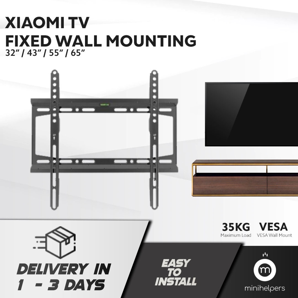 Fixed Bracket / TV Mounting / Wall Mounting / TV Bracket Installation ...