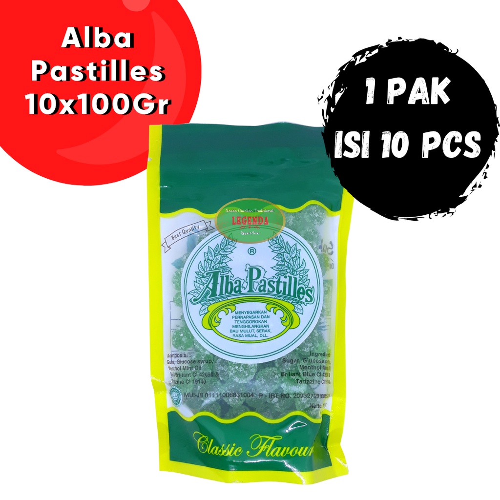 PUTIH KAYU Alba Pastilles candy 100g contains 10 eucalyptus oils ...