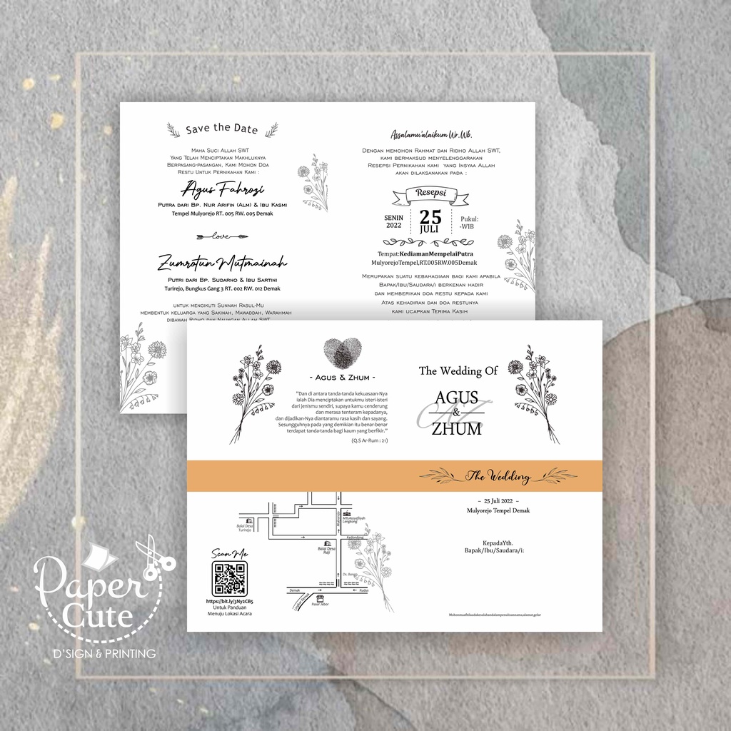 Monochrome Belt Invitation / Wedding Invitation / Belt Invitation ...