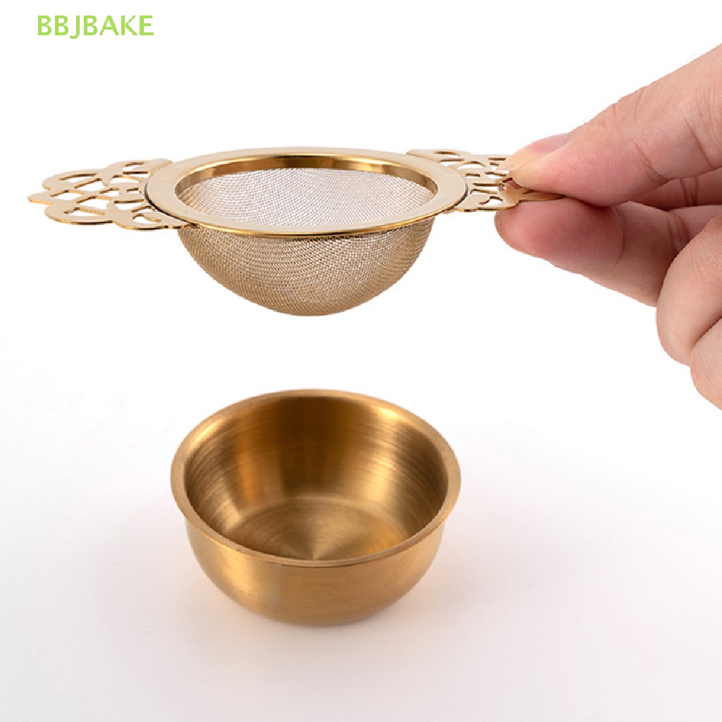 [FSBA] Double-layer Fine Mesh Tea Strainer Stainless Steel Filter Sieve ...