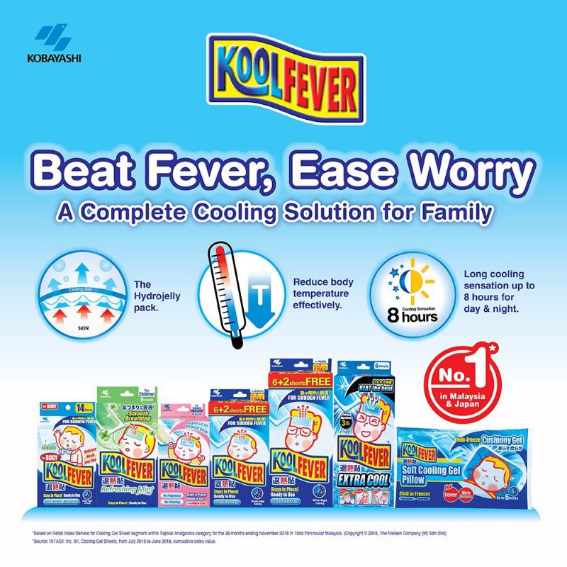 KOOLFEVER for sudden fever ( 12 sheets ) | Shopee Singapore