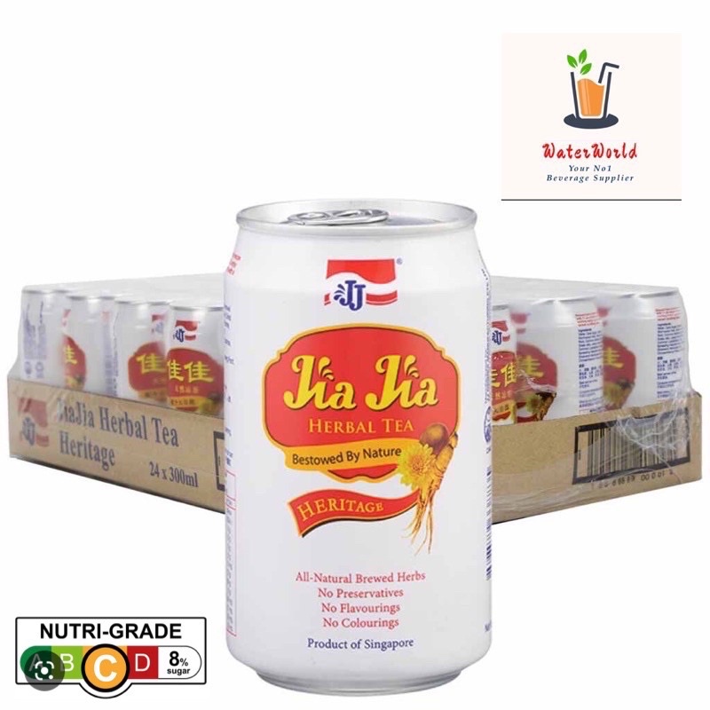 JJ Herbal Tea 325ml 24 cans & Pokka Herbal Tea 300ml 24cans | Shopee ...