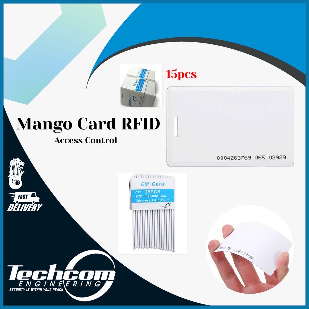 Mango Card RFID Access Control (15pcs) | Shopee Singapore