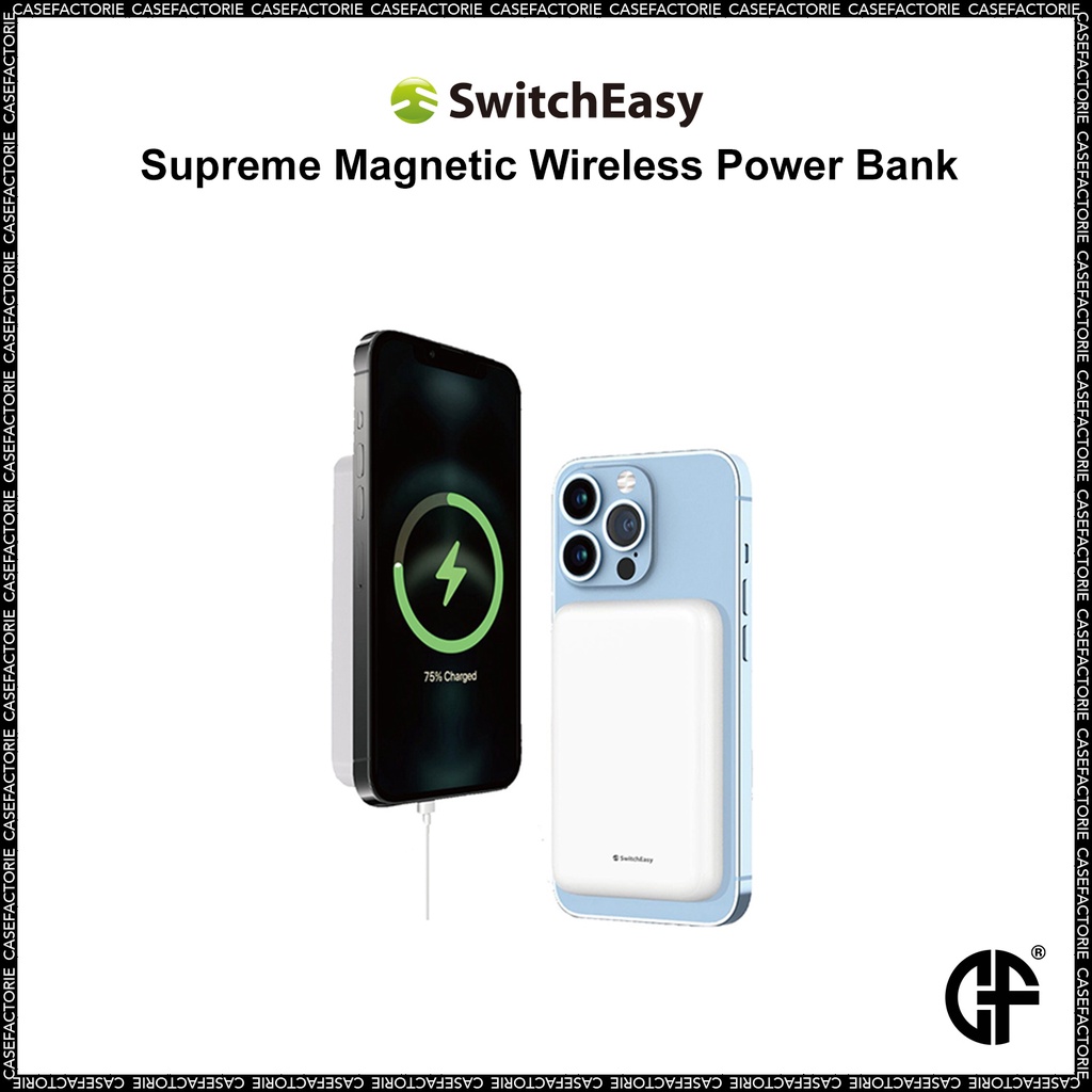 SwitchEasy Supreme Magnetic Wireless Power Bank | Shopee Singapore
