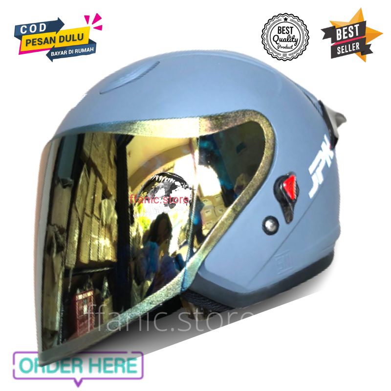 Standard JPN Original SNI Adult Half Face Motorcycle Helmet / Quality ...