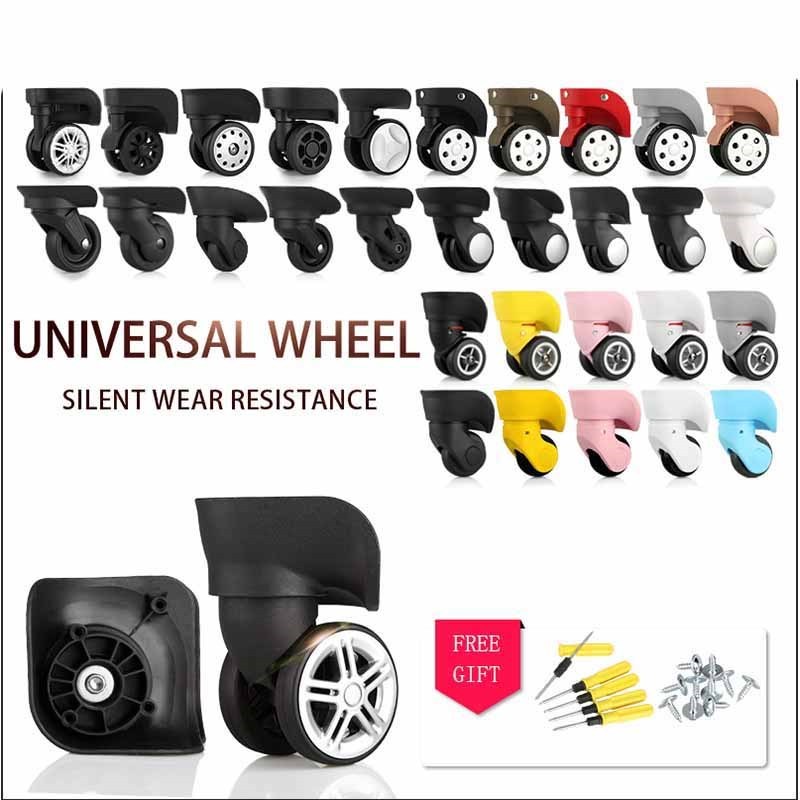(4pcs/set)Trolley Wheels Travel Luggage Luggage Wheels Wheels Mute ...