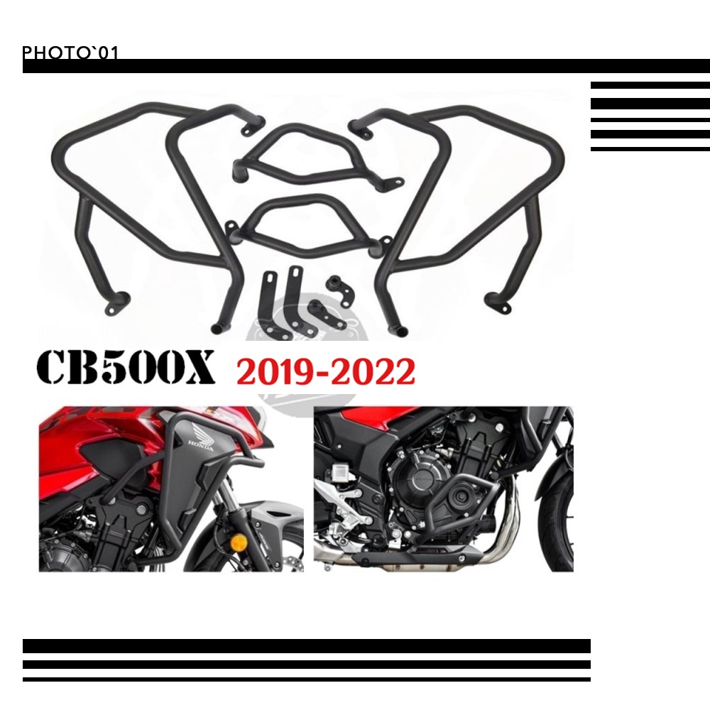 PSLER For Honda CB500X Crash Bar Front Bumper Protector Engine Guard ...