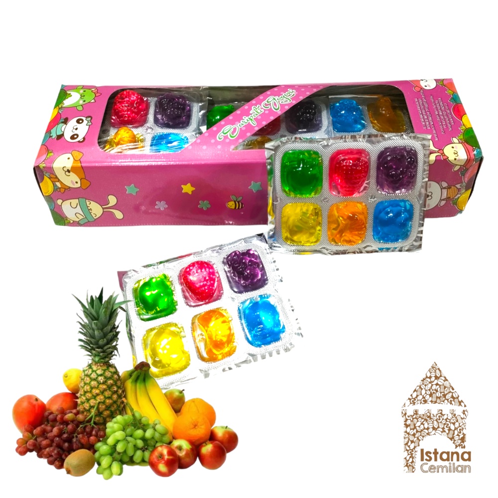 Gogoni Jelly Fruit Essence Jelly Agar Agar Various Fruit PACK (contents ...