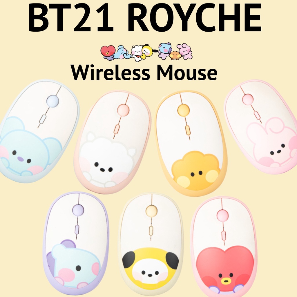 [BT21 ROYCHE] MININI Multi-pairing wireless mouse | Shopee Singapore