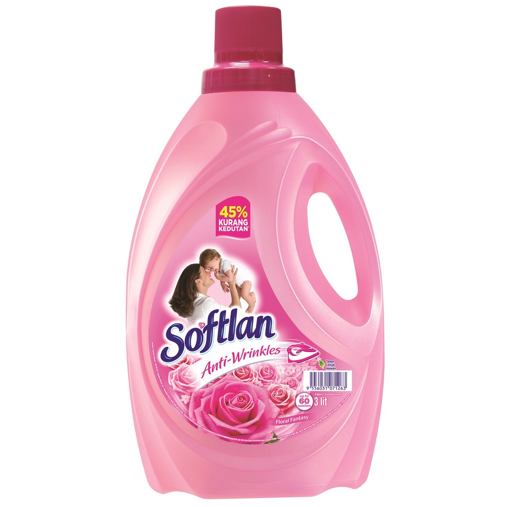 SOFTLAN Softener Floral Fantasy 3L | Shopee Singapore