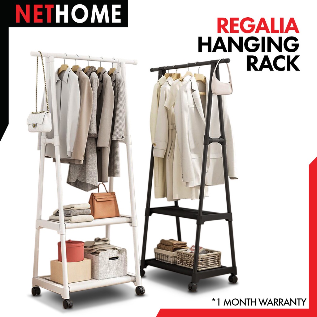 ️NETHOME ️REGALIA Triangle Clothes Hanger Open Clothes and Storage Rack ...
