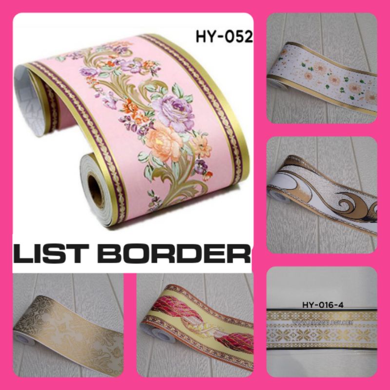 M2m Wallpaper List Border Stickers 10 meters Wall Border 10cm x 10m ...
