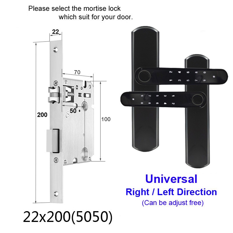 2023 New Launch Smart BLE Digital Gate Lock | HDB Metal Gate Digital ...