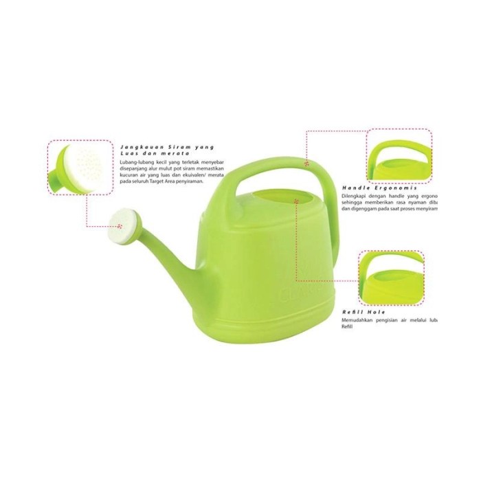 Her Claris 10-Liter Gardenia Flush Pot (5957) | Shopee Singapore