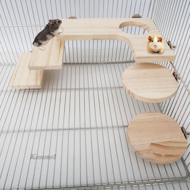 Hamster Stand Springboard Habitat Decor for Gerbil Climbing Exercise ...