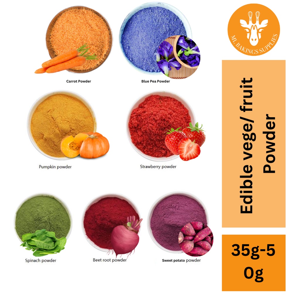REPACKED EDIBLE VEGE/FRUIT POWDER CARROT , BEETROOT , SPINACH ...