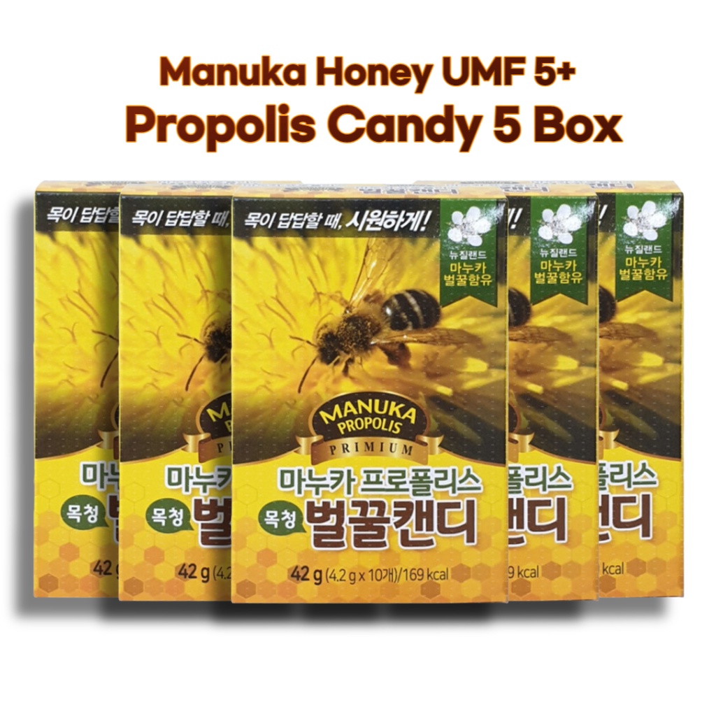 Enjoy the Benefits of New Zealand Manuka Honey UMF 5+ Propolis Candy ...