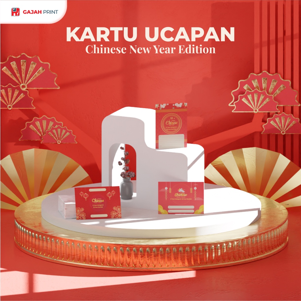 Chinese New Year Special Chinese New Year Greeting Card 1 Side Art ...