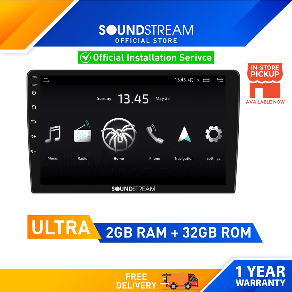 SOUNDSTREAM Anzuo Ultra DSP & 4G SIM Car Android Player (9"/10"/ 2 ...