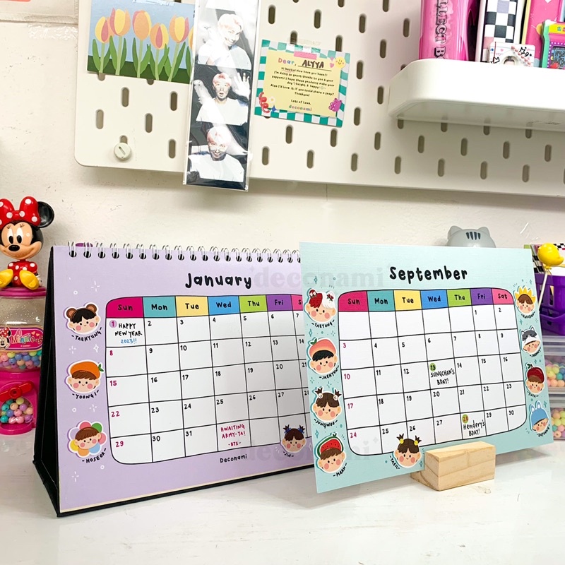 Bts NCT CALENDAR 2023// NCT 2023c CALENDAR by Deconami | Shopee Singapore