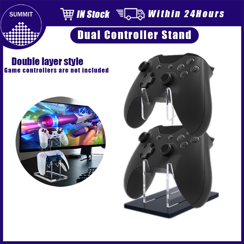 Universal Desk Acrylic Gamepad Stand Dual Controller Stand for PS5 PS4 ...