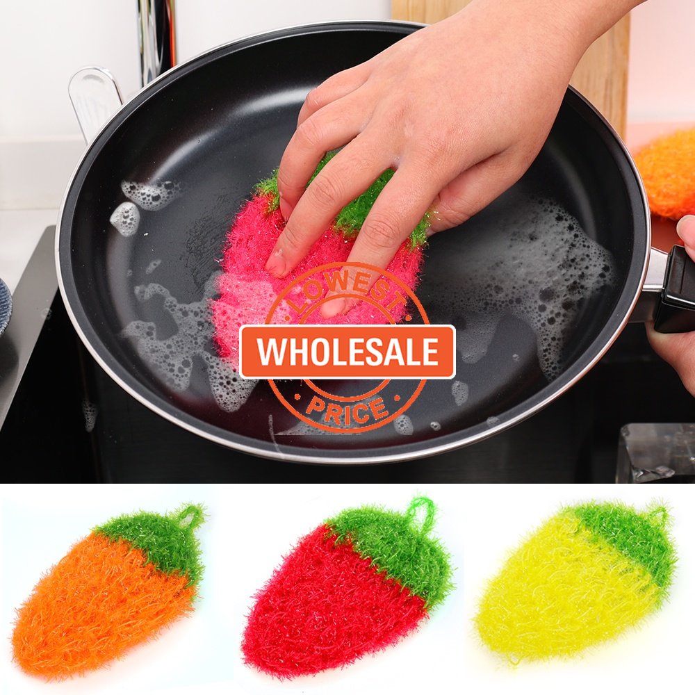 [Wholesale Price] Strawberry Dishwashing Towel Kitchen Towel Cleaning ...