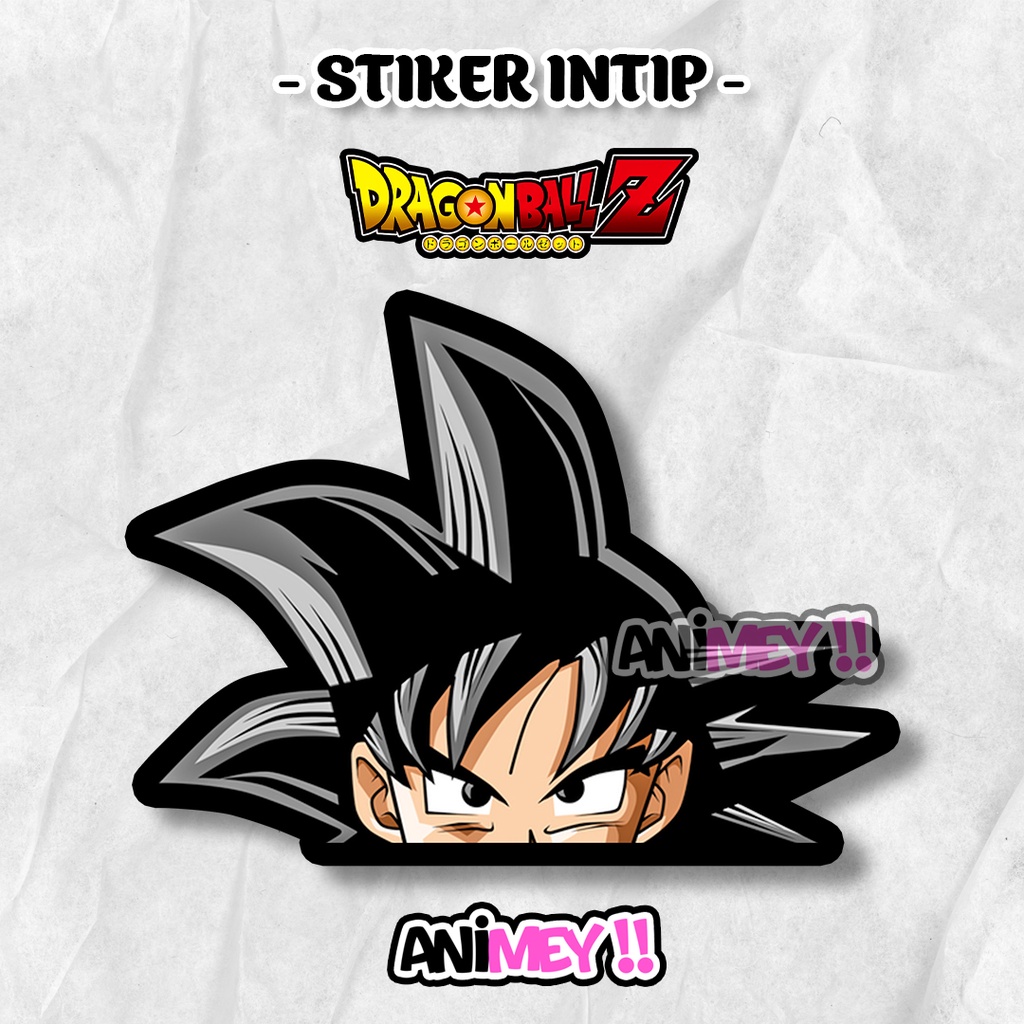 Dragon Ball Peek Sticker/Waterproof Anime Sticker | Shopee Singapore