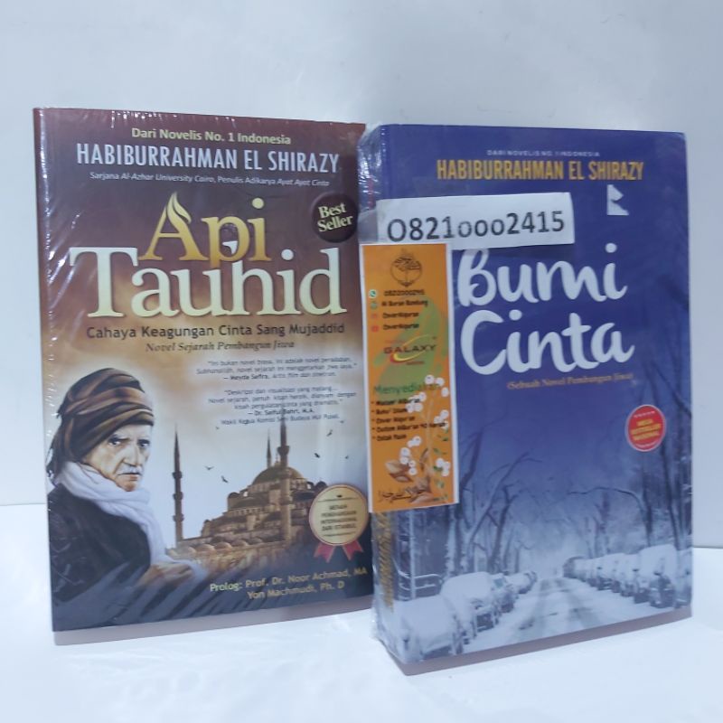 Bumi Cinta Api Tauhid Original Novel Habiburrahman el Shirazy Islamic ...