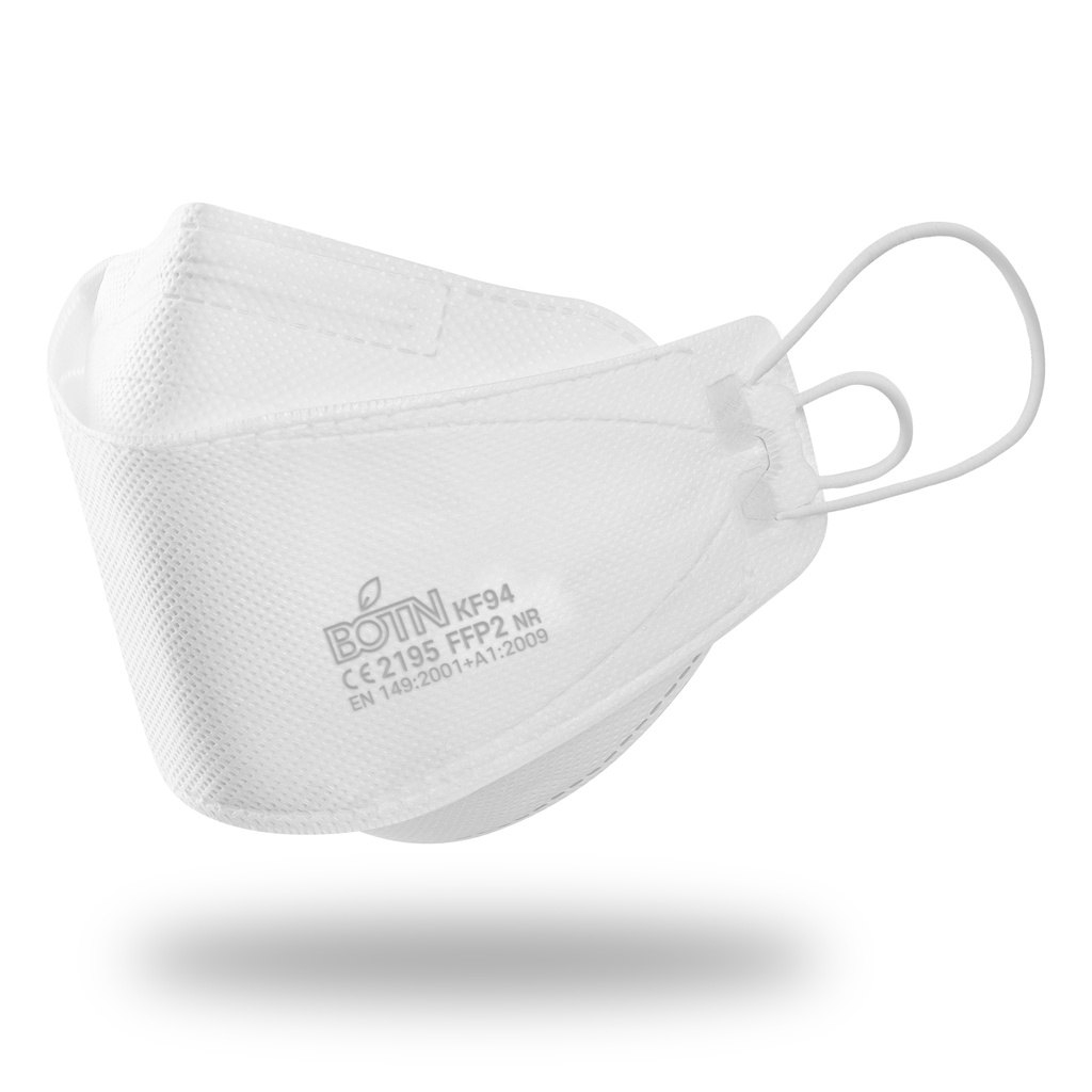 BOTN KF94 mask Disposable mask Small size Earloops Adjustable White ...