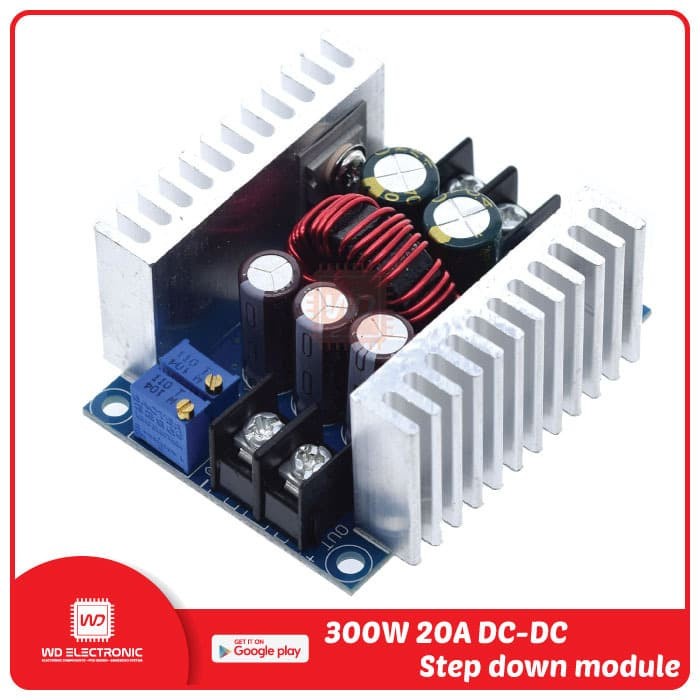 300w 20A Constant Current Adjustable Buck Converter Step down DC to DC ...