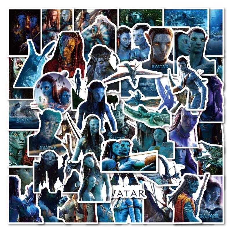 AVATAR #22 Cartoon Pandora Planet 50pcs Graffiti Stickers Creative Jake ...