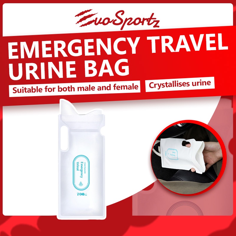 Emergency Travel Urine Bag | 4 Pieces Camping Outdoor Car Urgent ...