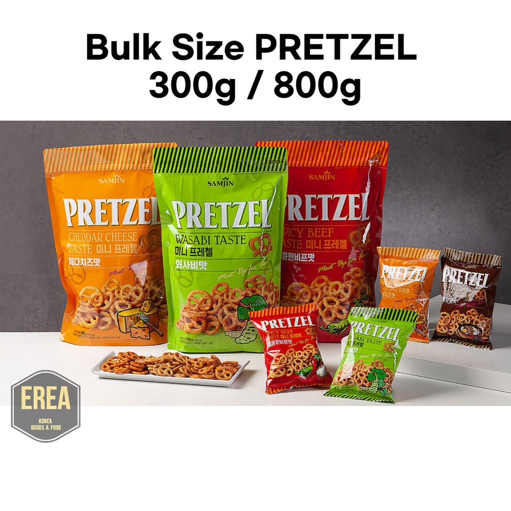 Samjin Pretzel Bulk Size 300g and 800g | Shopee Singapore