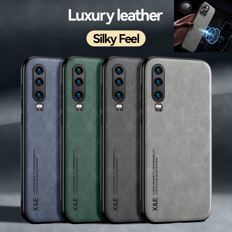 Luxury Leather Magnetic Case For Huawei P70 Ultra P60 Art P50 P30 P40 ...