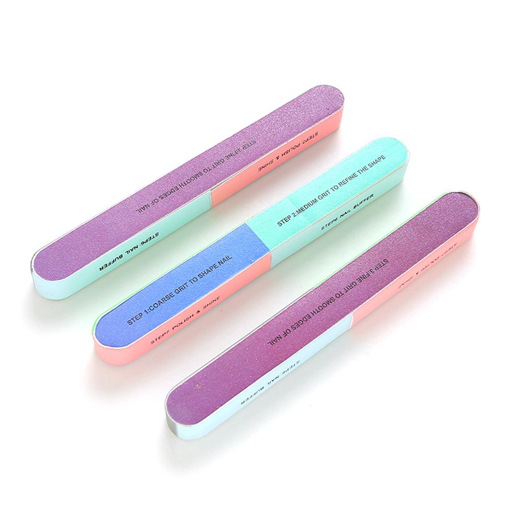 [SG ] Nail Buffer Block Nail File Sponge Pedicure Manicure Nail Polish ...