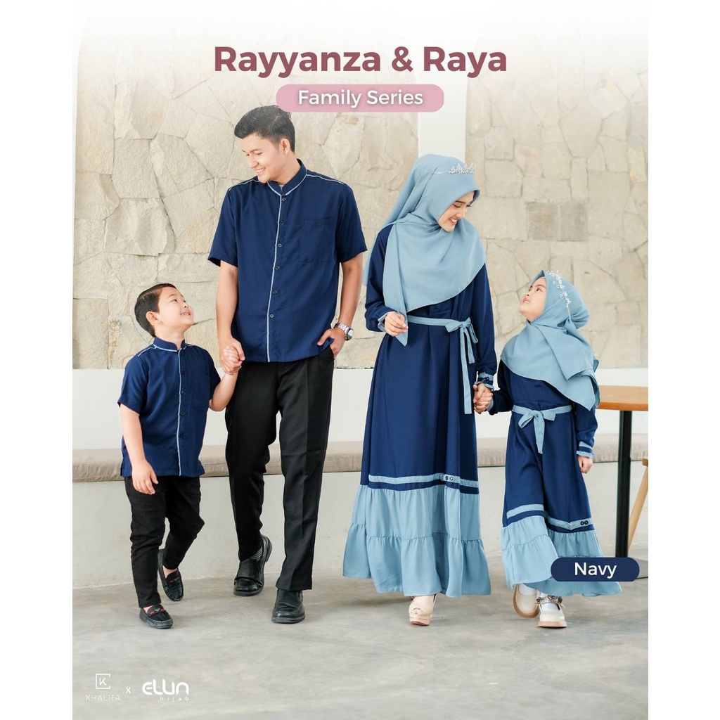 Family Couple And Rayyanza Series Navy Color | Family Couple Clothes ...