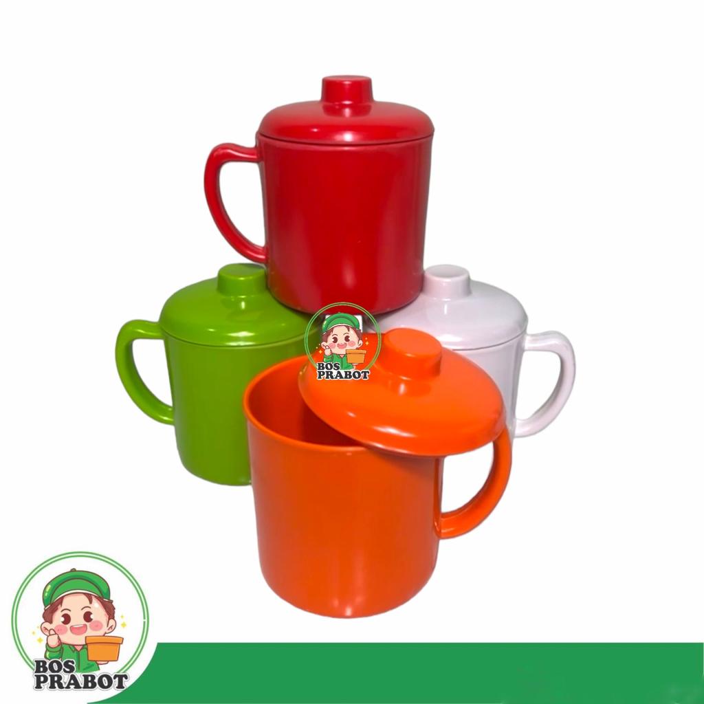 Melamin MUG WITH LID 330ML / MELAMIN CUP WITH LID / 330ML MELAMIN ...