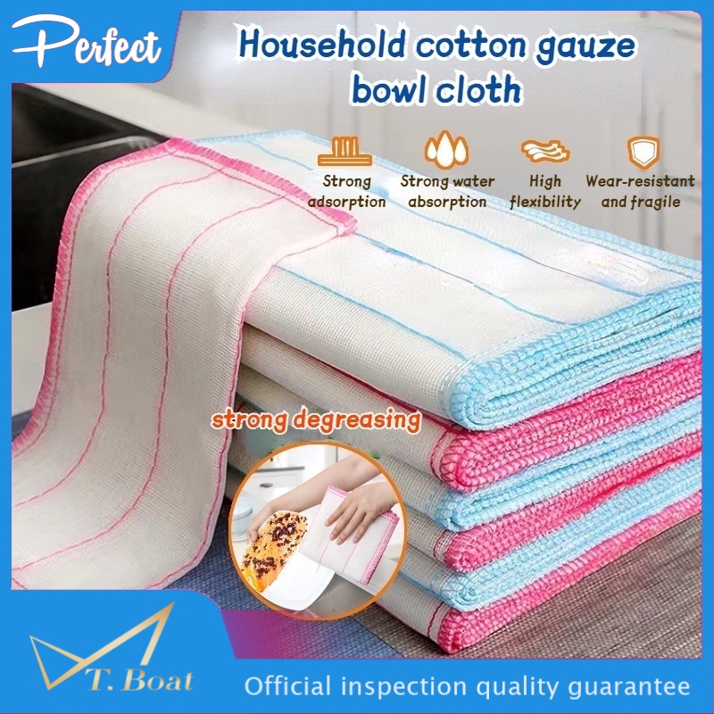 [Special Offer] Rags Absorb Water No Lint Oil Dish Cloth Pure Cotton ...